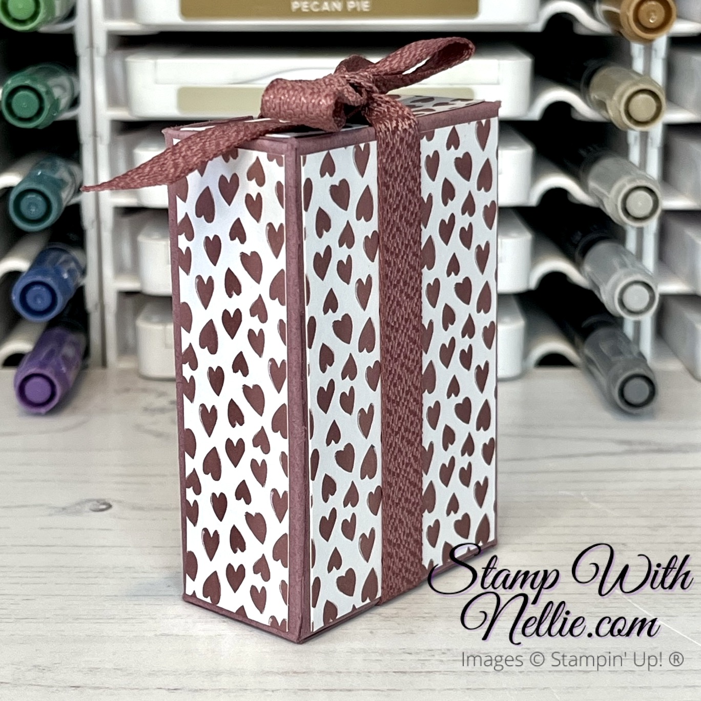 PocketBac gift box using Something Fancy bundle - Stamp with Nellie