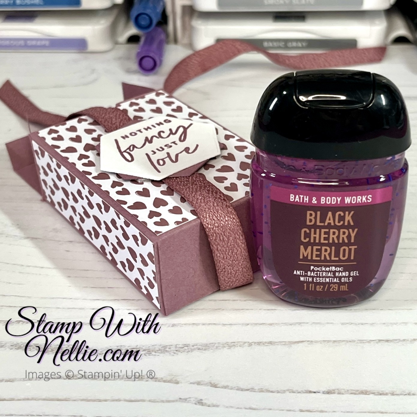 PocketBac gift box using Something Fancy bundle - Stamp with Nellie