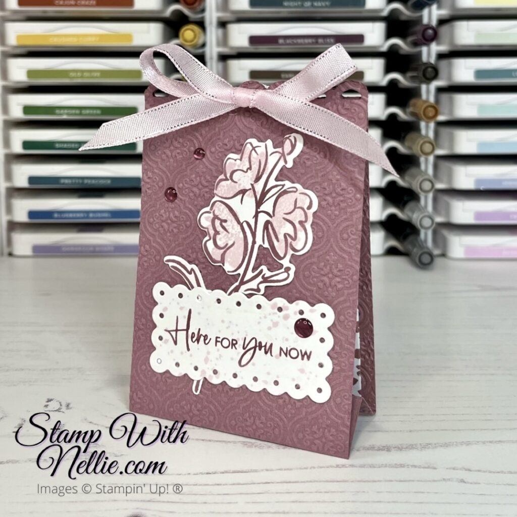 How to make a double pocket gift package - Stamp with Nellie