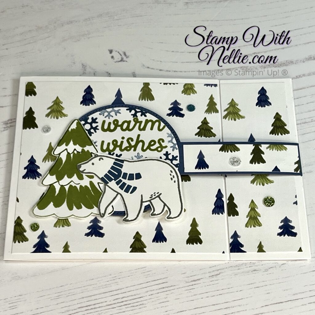 Beary Christmas Fun Fold Card Tutorial Stamp With Nellie