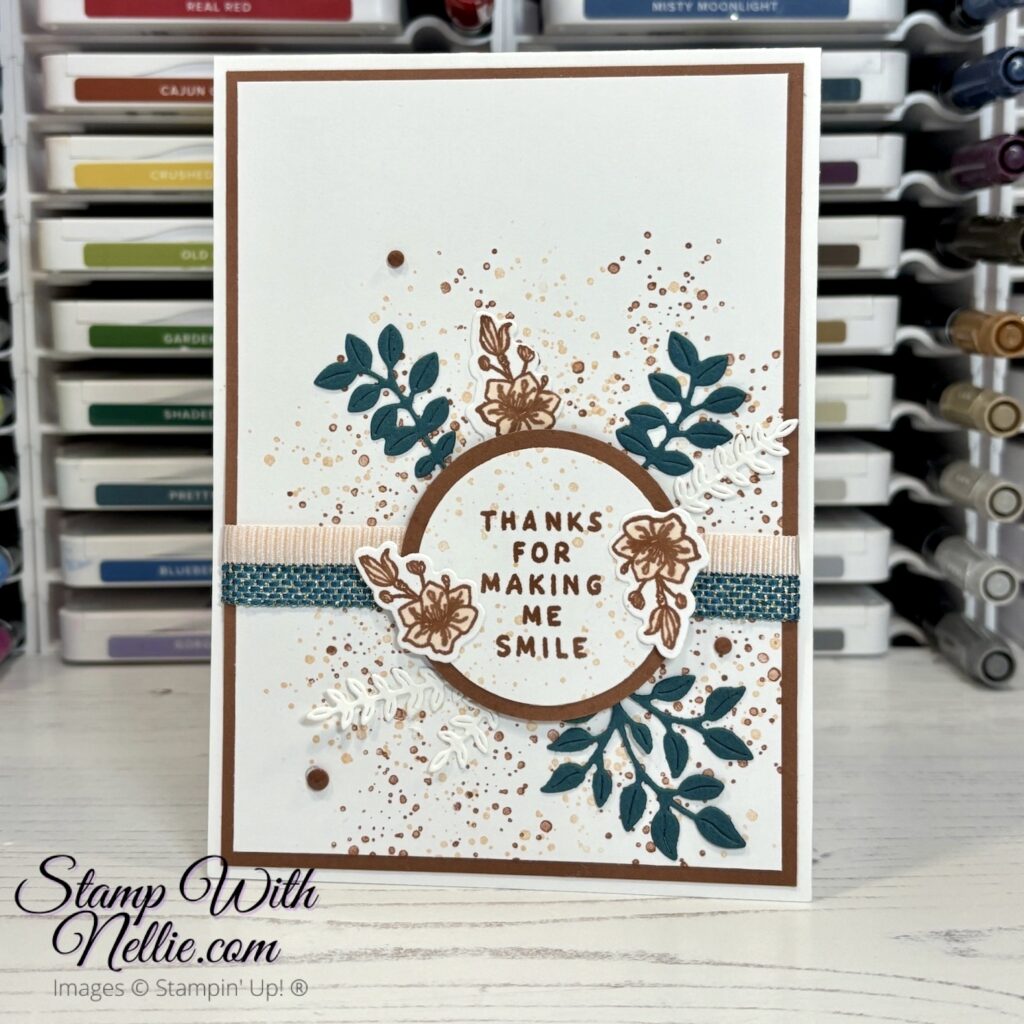 Notes of Nature card - Creative Colour Challenge 127 - Stamp with Nellie