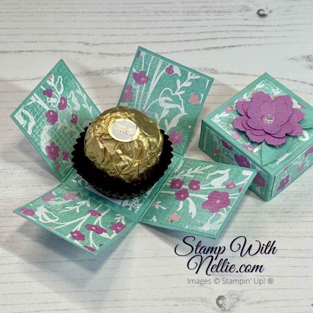 Unbounded Beauty Exploding Box Tutorial Stamp With Nellie