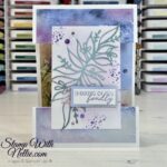 Thoughtful Wishes split front card - Stamp with Nellie
