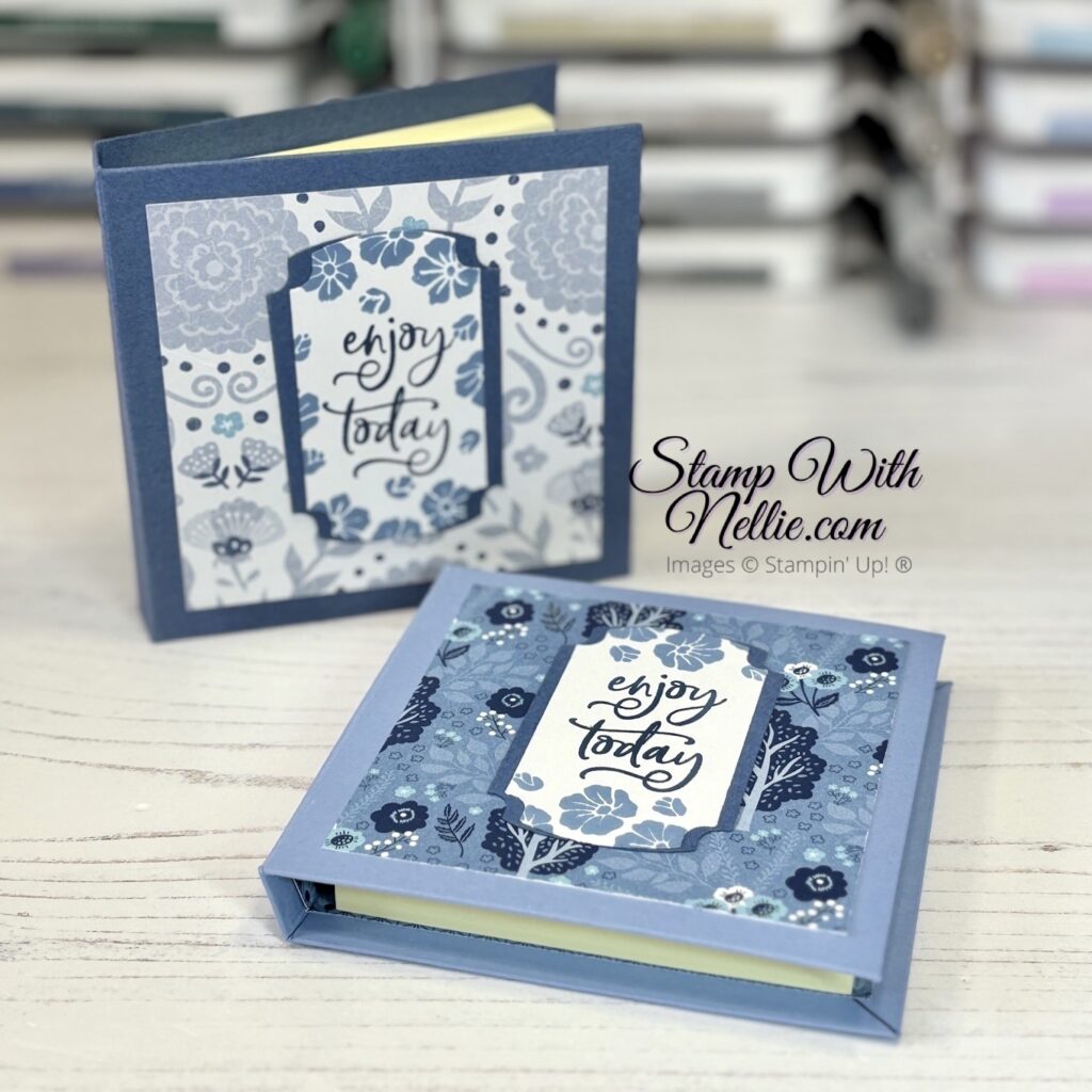 Reinforced Sticky Note holder - tutorial - Stamp with Nellie