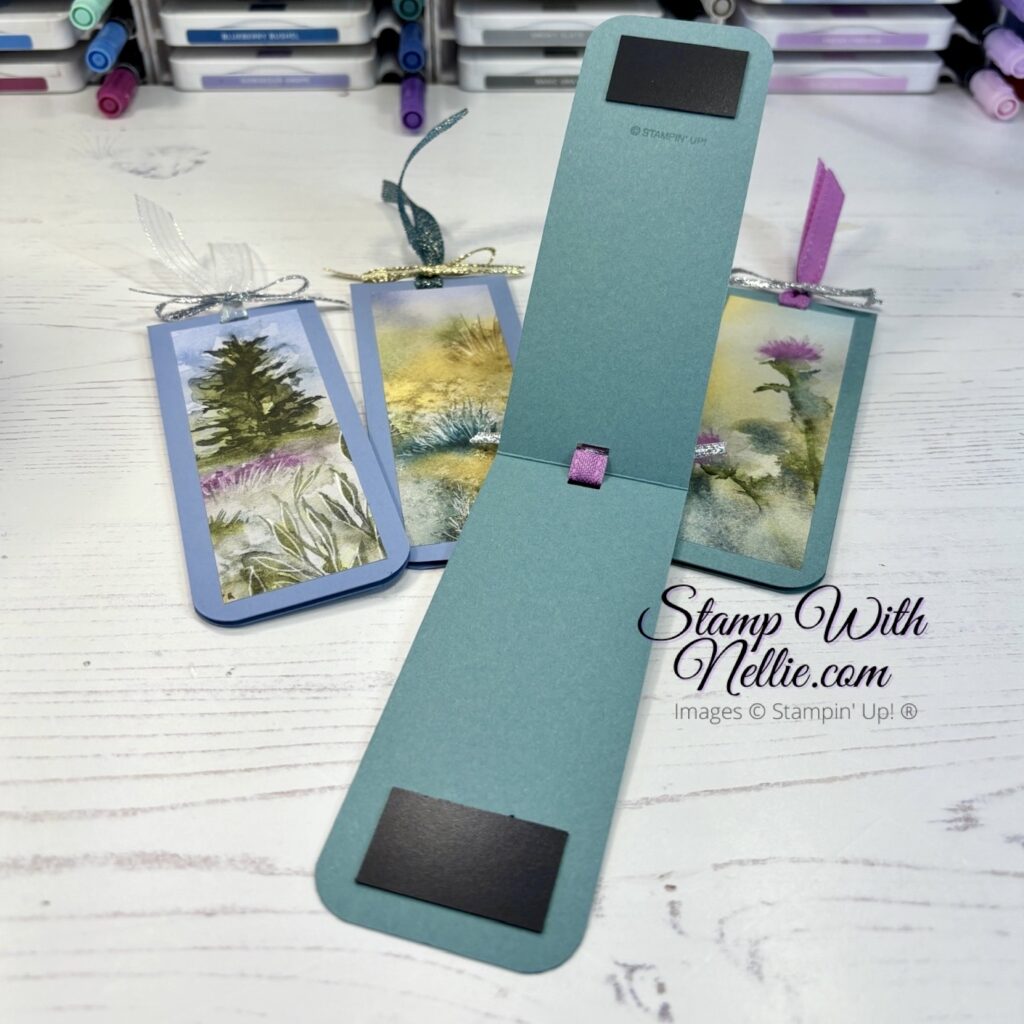 Quick & easy magnetic bookmark with ribbon pulls - tutorial - Stamp ...