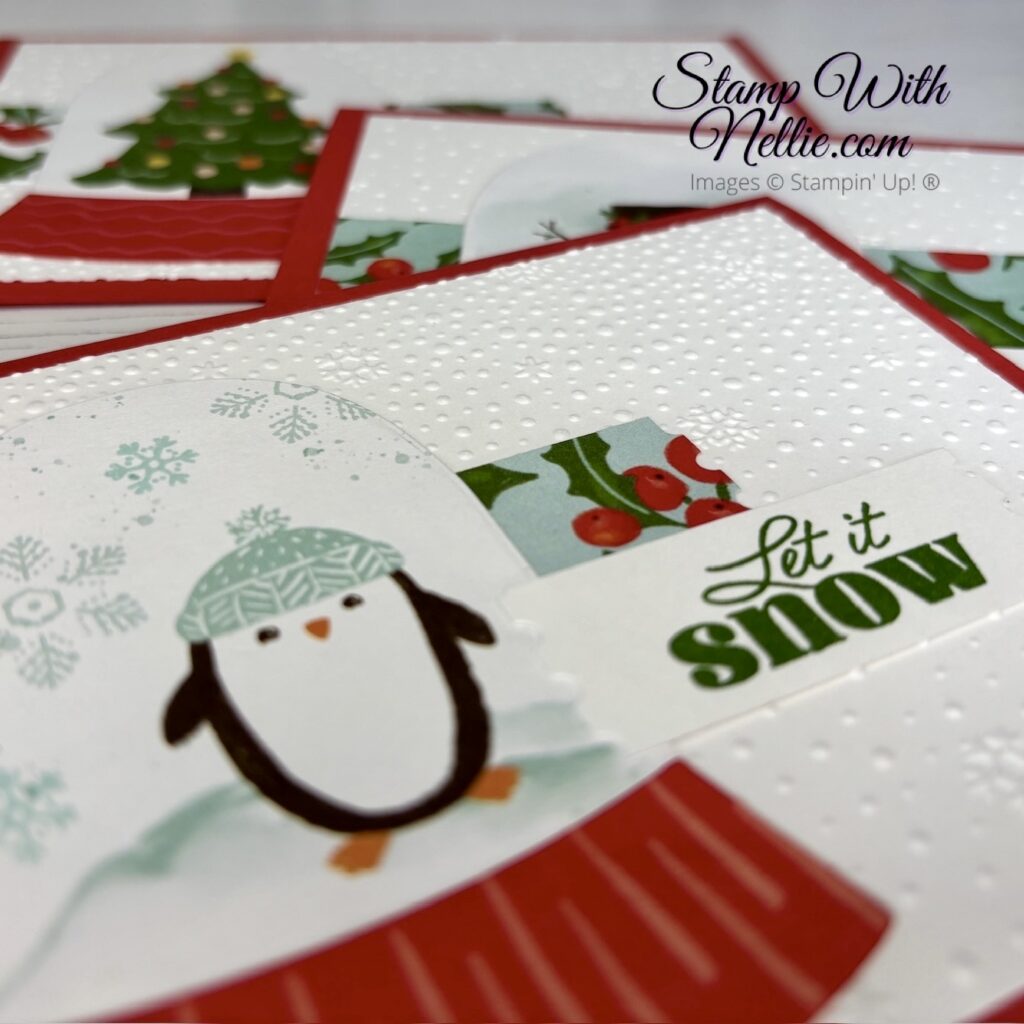 Quick & easy Snowy Scenes cards - Stamp with Nellie