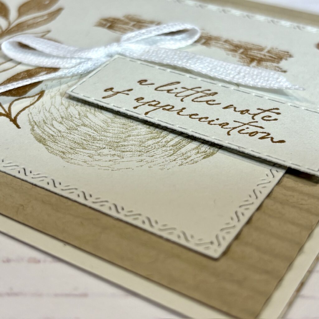 Botanical Textures card - video - Stamp with Nellie