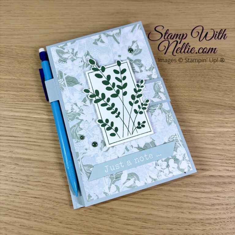 Velvet Meadow note book cover - video - Stamp with Nellie
